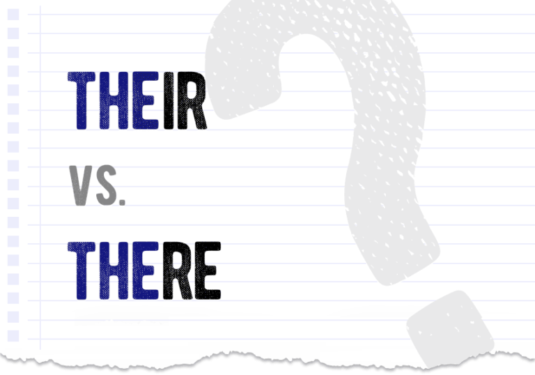 Their vs. there – which form is correct? What is the difference?