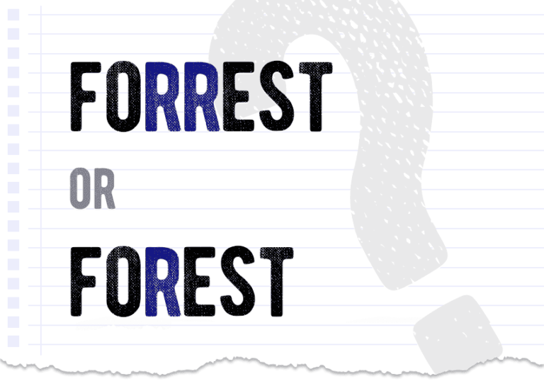 Forrest or forest – which form is correct? What is the difference?